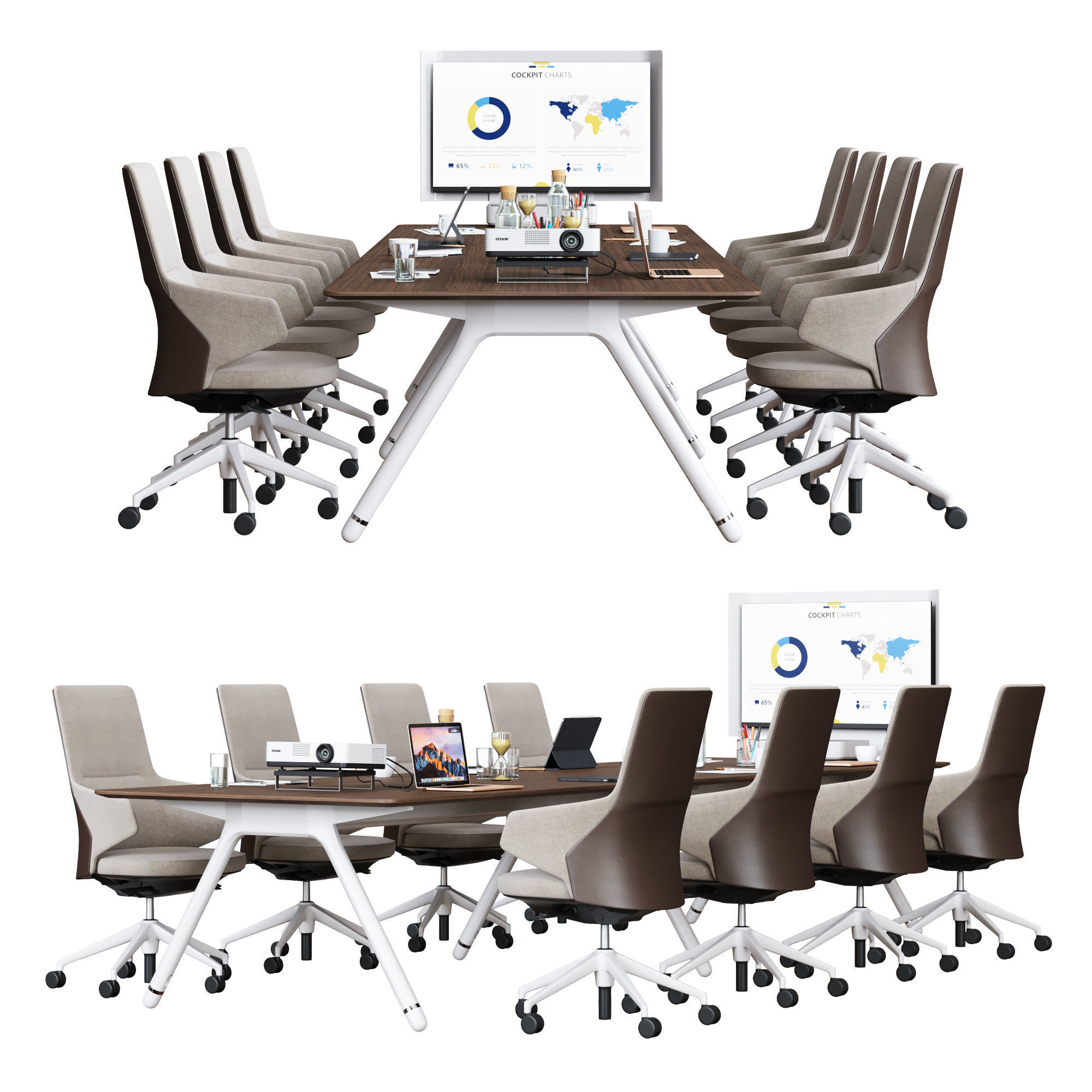 Steelcase - Conference Tabele POTRERO415 3D model | CGTrader