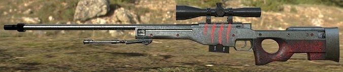 AWM Sniper Rifle 3D model | CGTrader