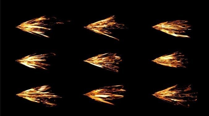 3D model Muzzle Flash Gun VR / AR / low-poly | CGTrader