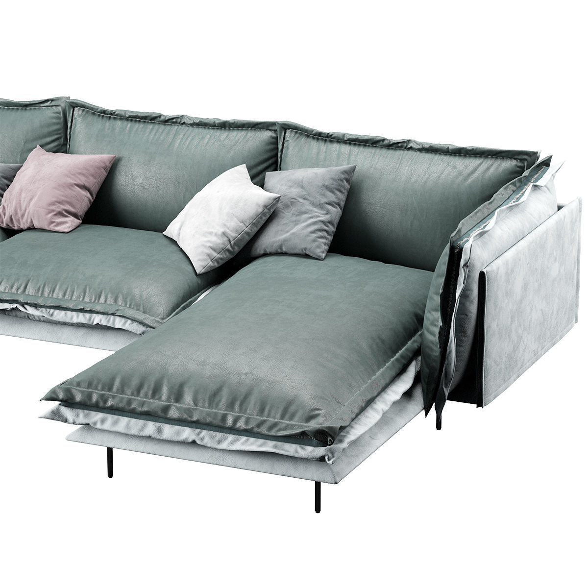 Auto-Reverse Corner Sofa 3D model | CGTrader
