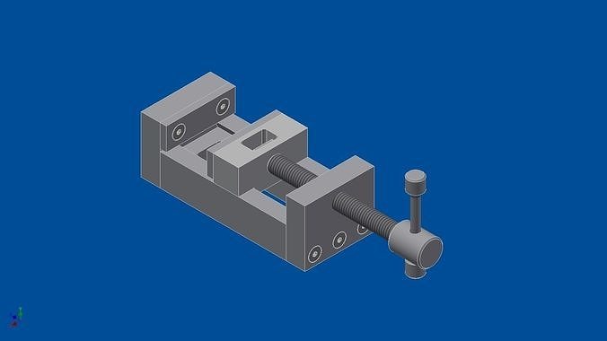 locking bar clamp 3D model 3D printable | CGTrader
