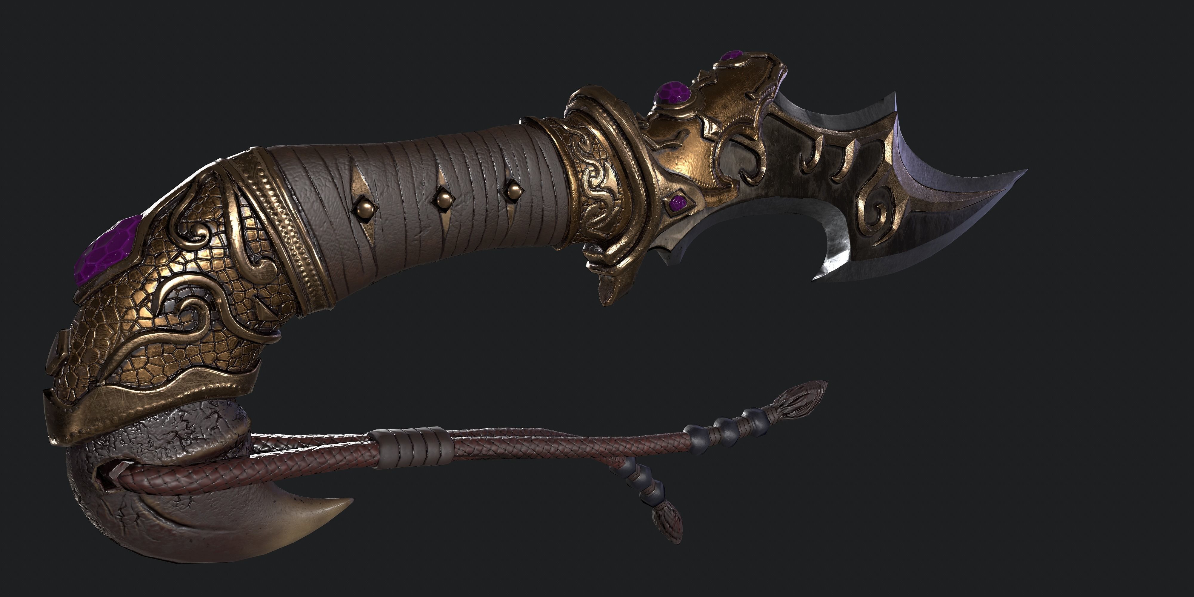 3D model Ancient Dagger GAME ASSET Lowpoly VR / AR / low-poly | CGTrader