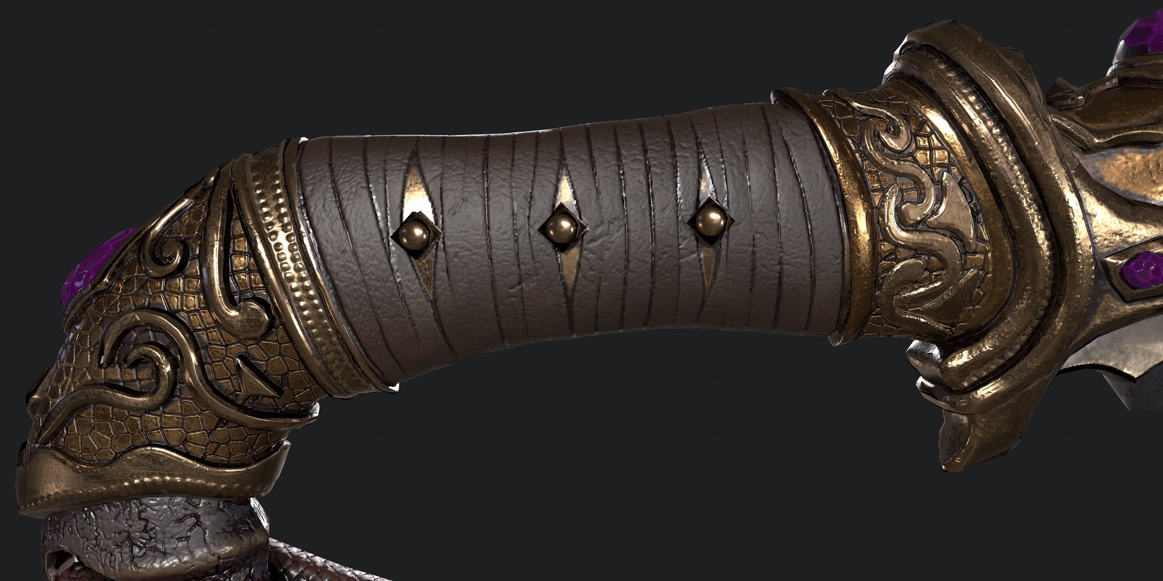 3D model Ancient Dagger GAME ASSET Lowpoly VR / AR / low-poly | CGTrader