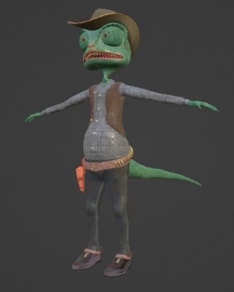 3D model 3D Model Of Rango VR / AR / low-poly | CGTrader