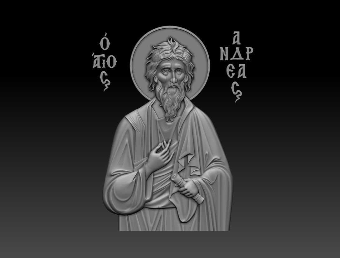 Andrew the Apostle 3D model | CGTrader