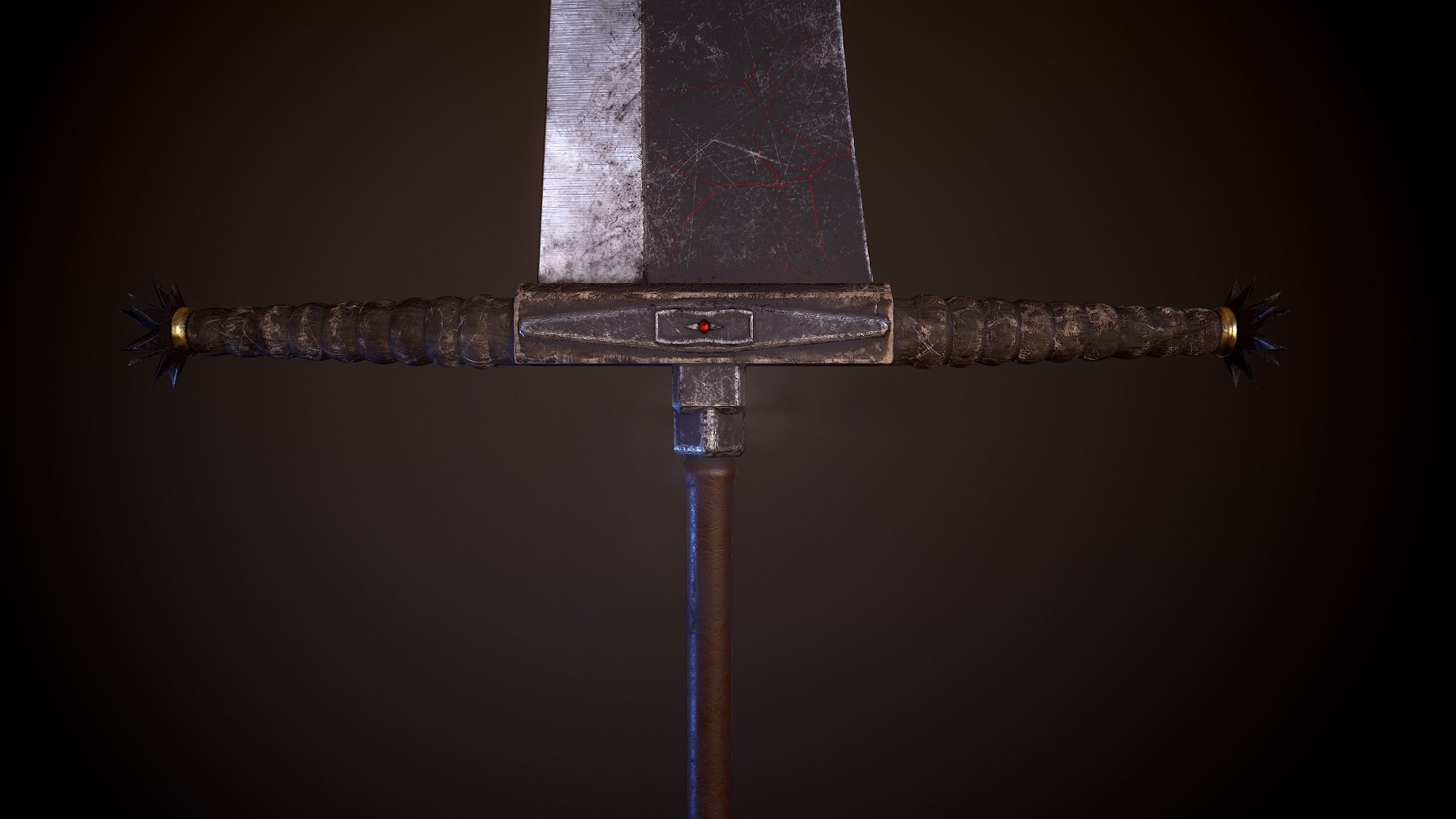 3D model Fantasy Old Claymore VR / AR / low-poly | CGTrader