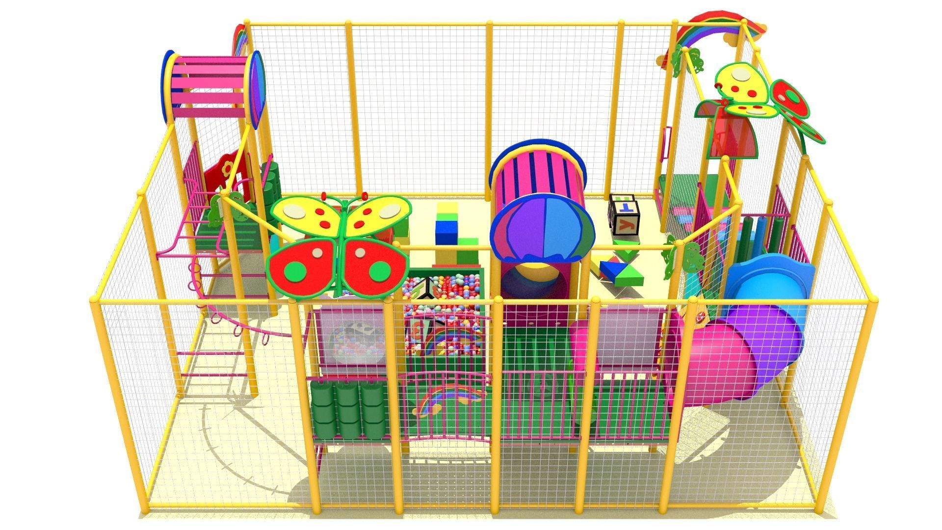 Indoor Playground 3D model | CGTrader