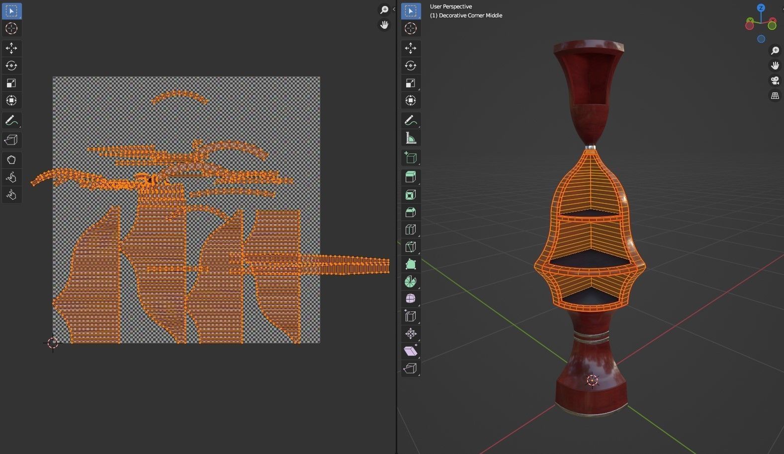 Decorative Corner 3D model | CGTrader