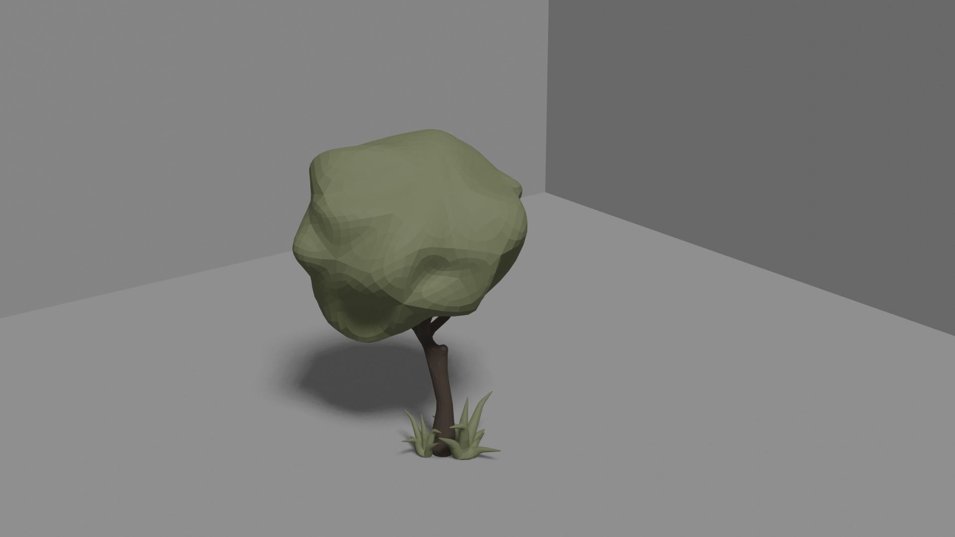 Tree - Plant low-poly 3D model free free VR / AR / low-poly 3D model ...