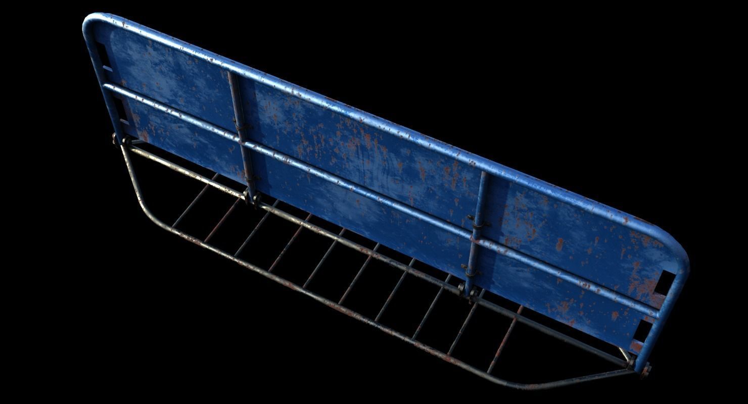 3D model Metal Barricade VR / AR / low-poly | CGTrader