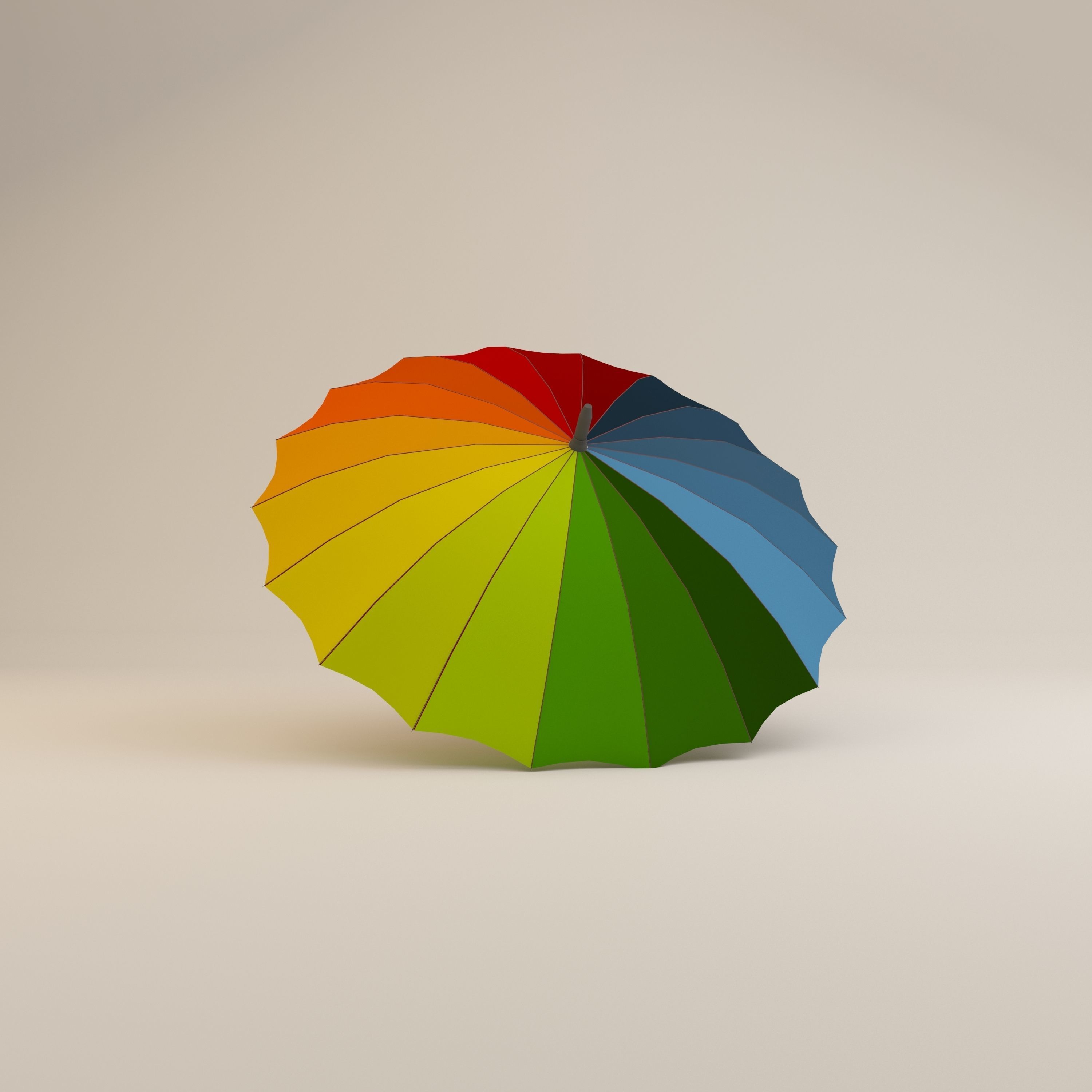 umbrella free 3D model | CGTrader