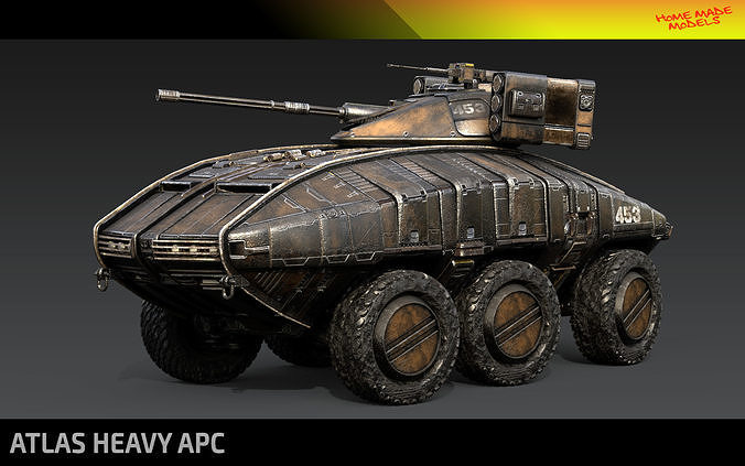 3D model Atlas Heavy APC VR / AR / low-poly | CGTrader