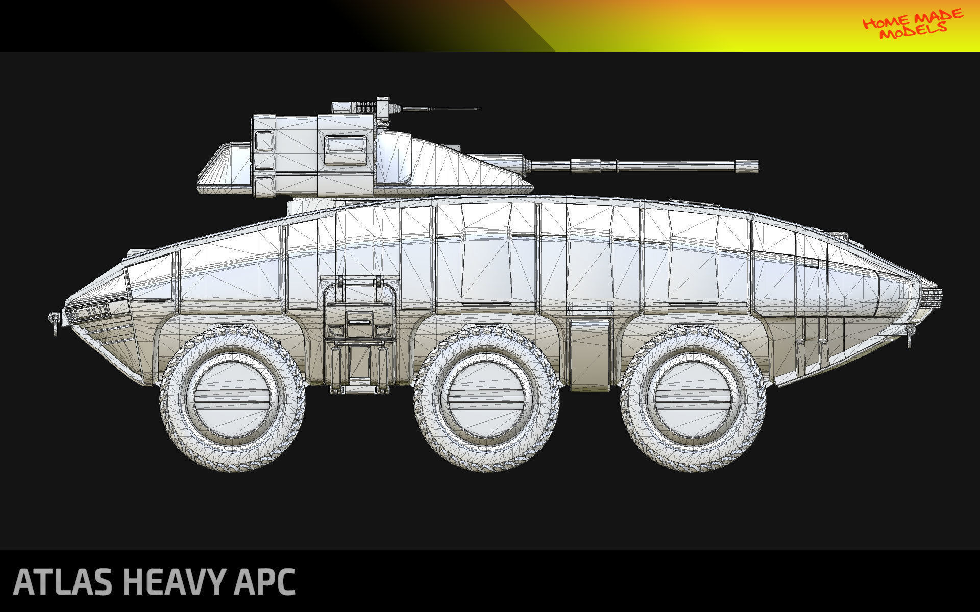 3D model Atlas Heavy APC VR / AR / low-poly | CGTrader