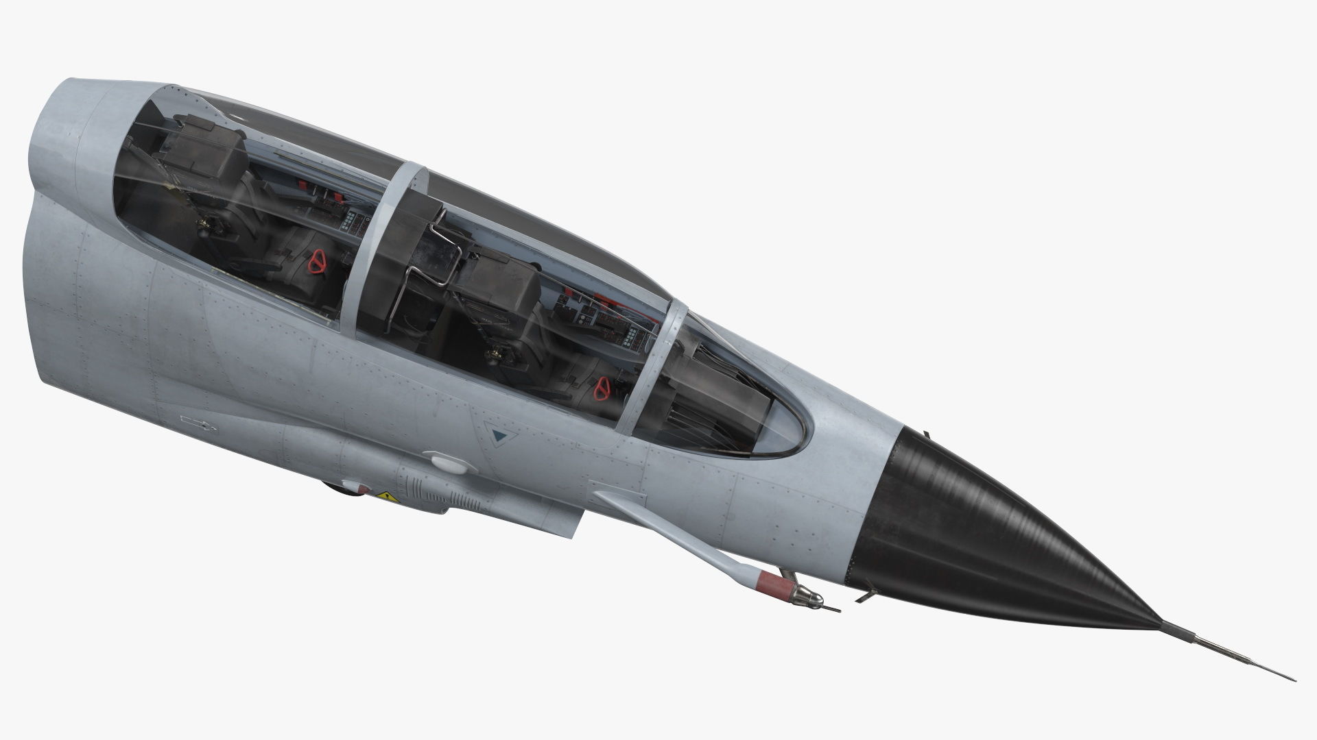 Chengdu J10 S Tandem Seated Cockpit 3D model | CGTrader