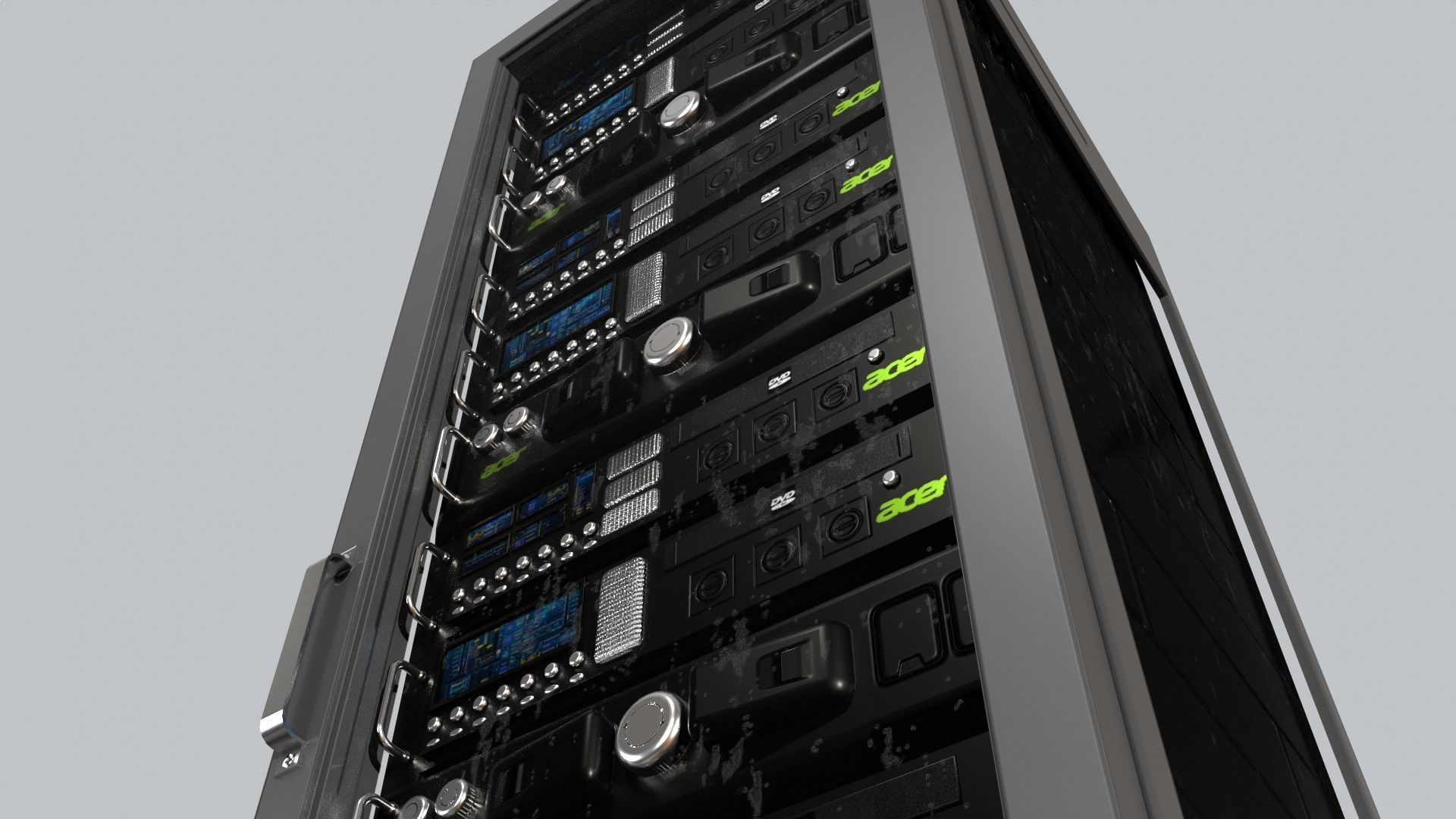 3D model Sci Fi Server Computer VR / AR / low-poly | CGTrader