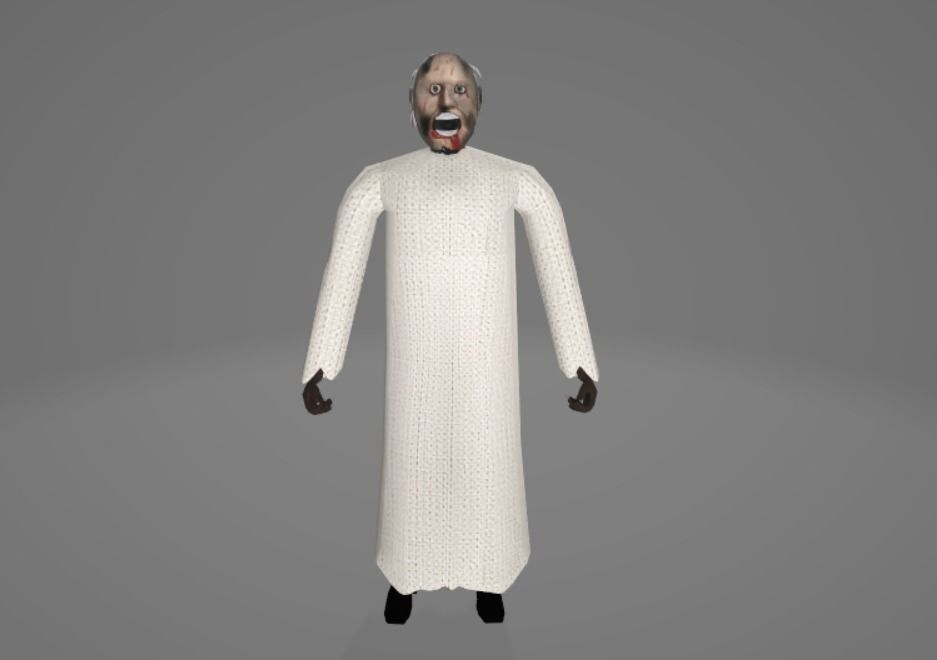 3D model Horror Grandma Scary Granny model VR / AR / low-poly | CGTrader