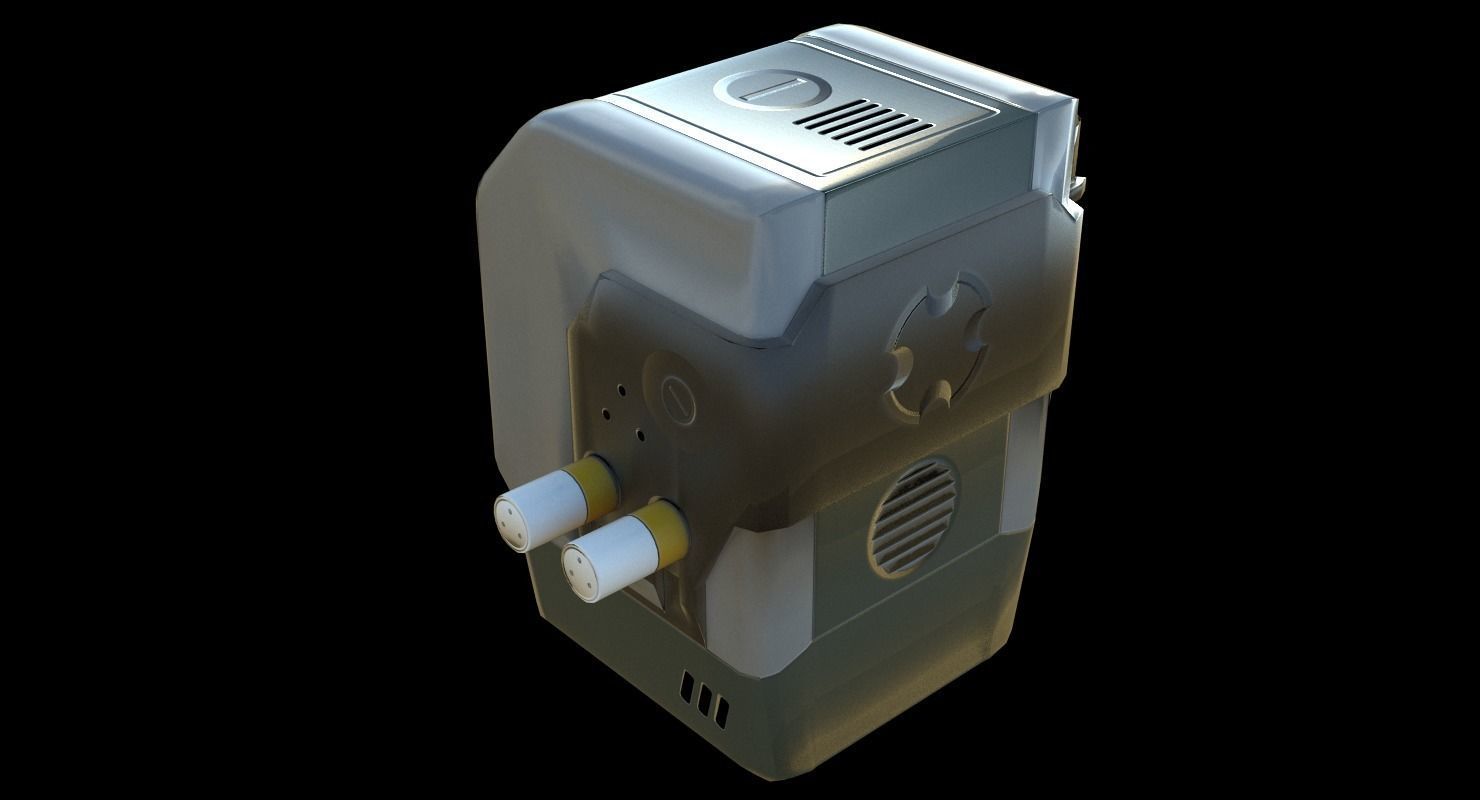 3D model Sci-fi Coffee Machine VR / AR / low-poly | CGTrader