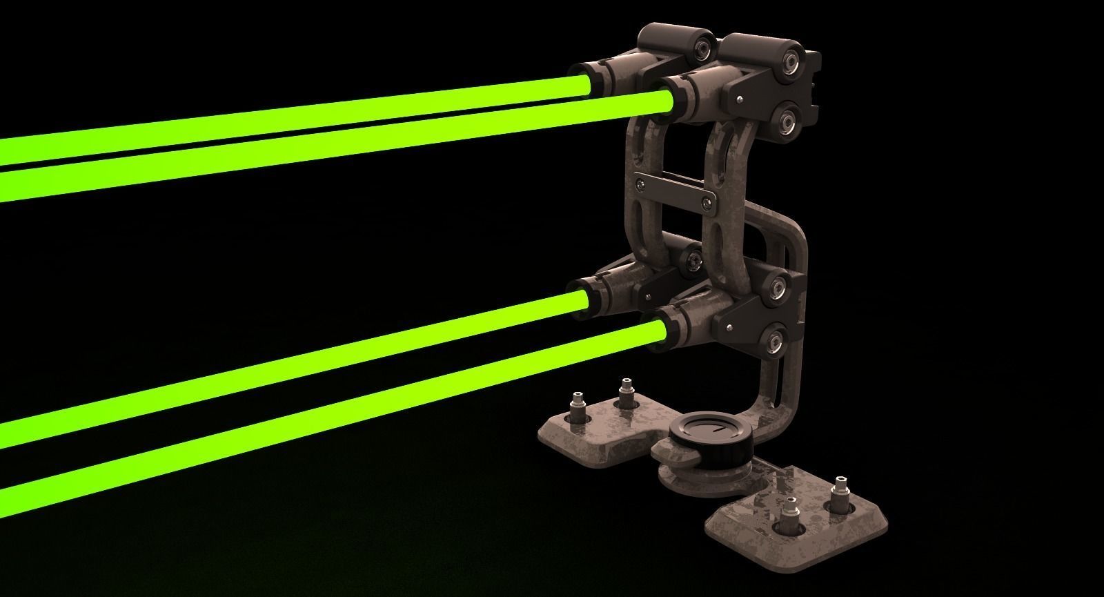 Sci-fi Laser Barrier 3D model | CGTrader