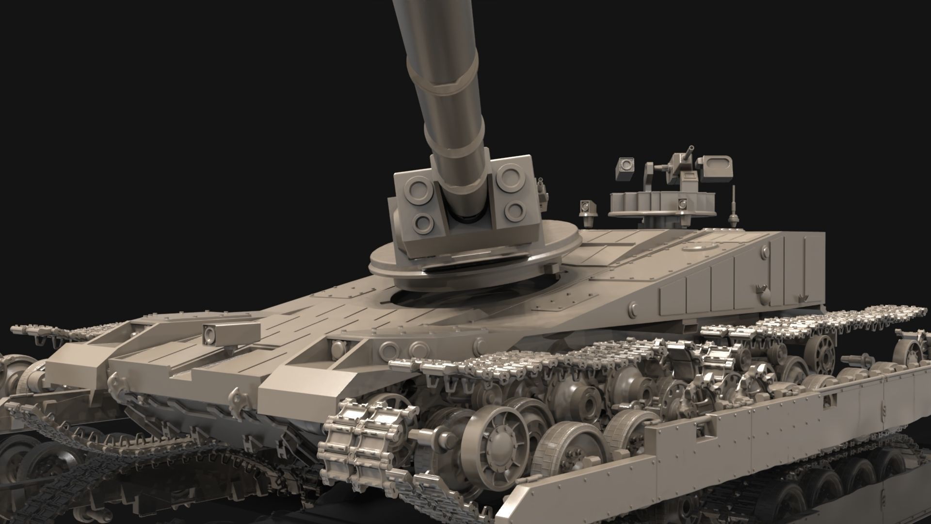 Object 490 1 35 SCALE 3D print model 3D model 3D printable | CGTrader