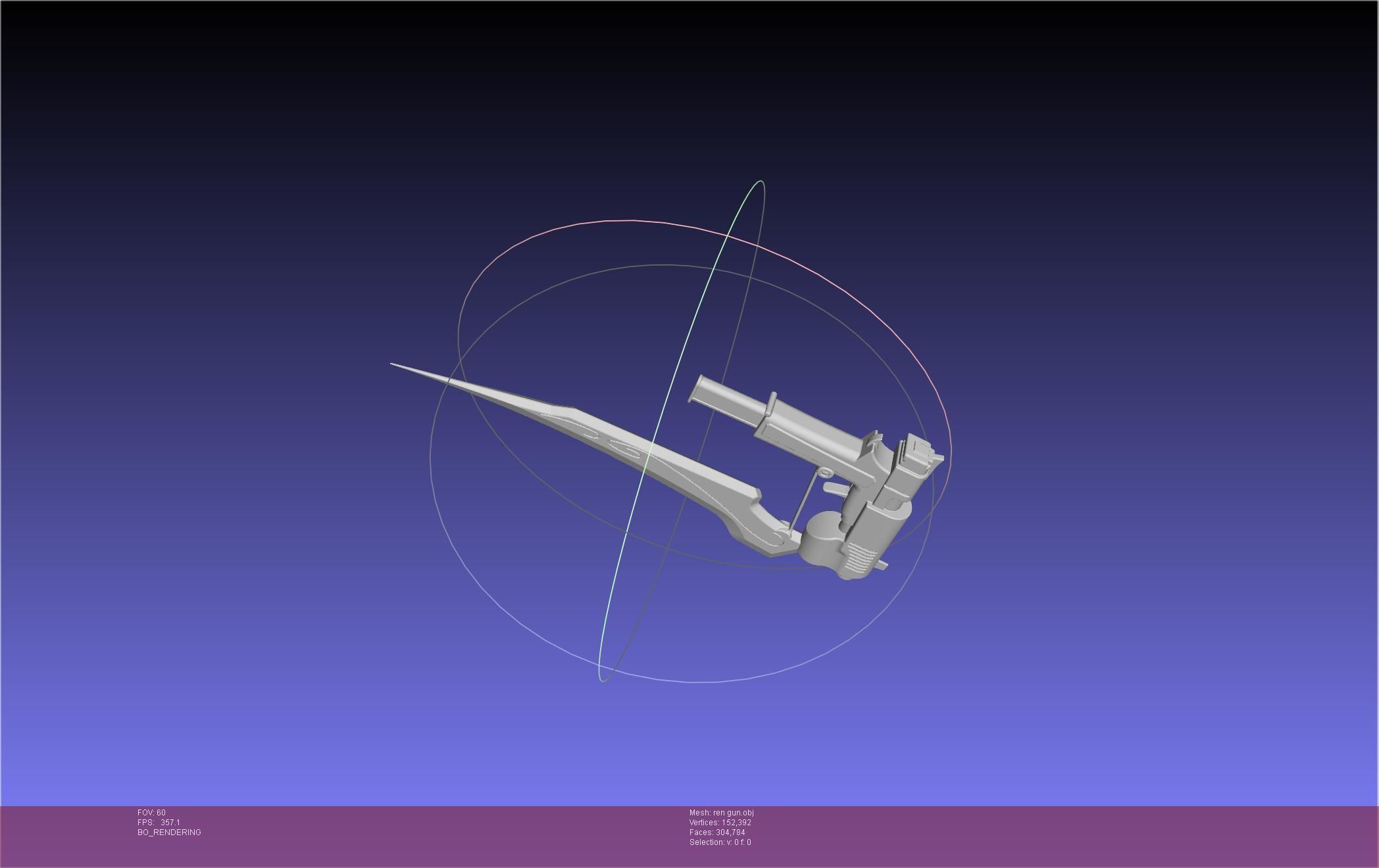 RWBY Ren Gun Basic Model 3D model | CGTrader