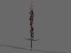 3D model Distorted Bloody Sword VR / AR / low-poly | CGTrader