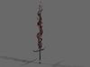 3D model Distorted Bloody Sword VR / AR / low-poly | CGTrader