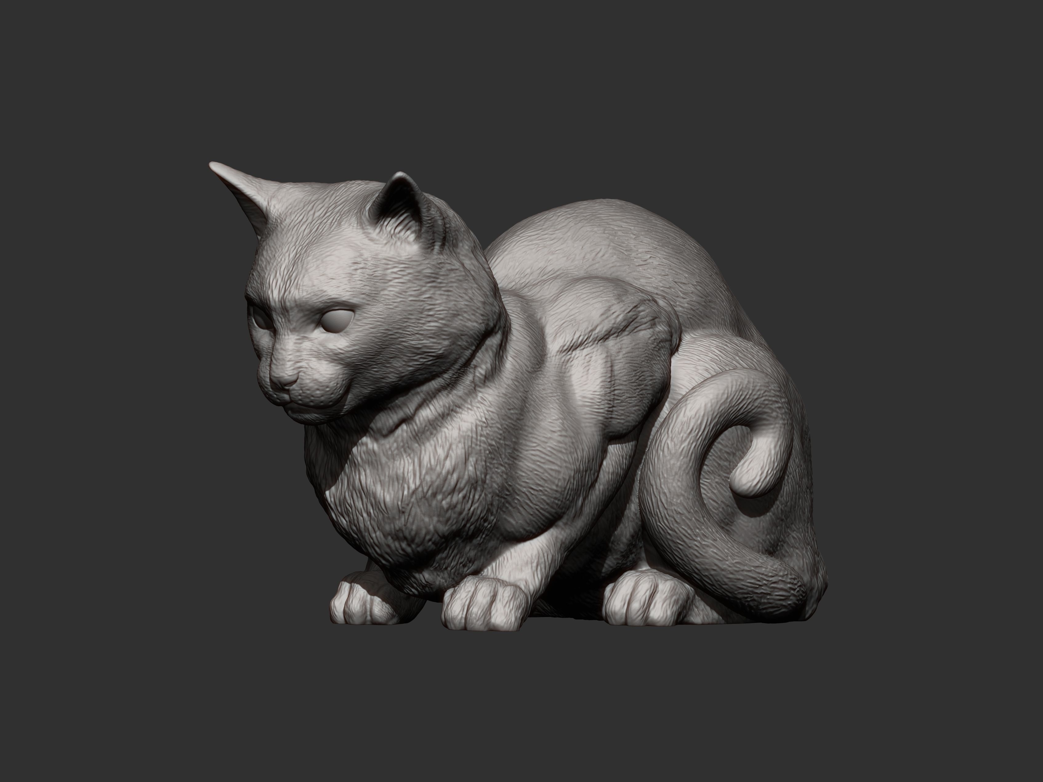 Cat for 3d printing 3D print model 3D model 3D printable | CGTrader