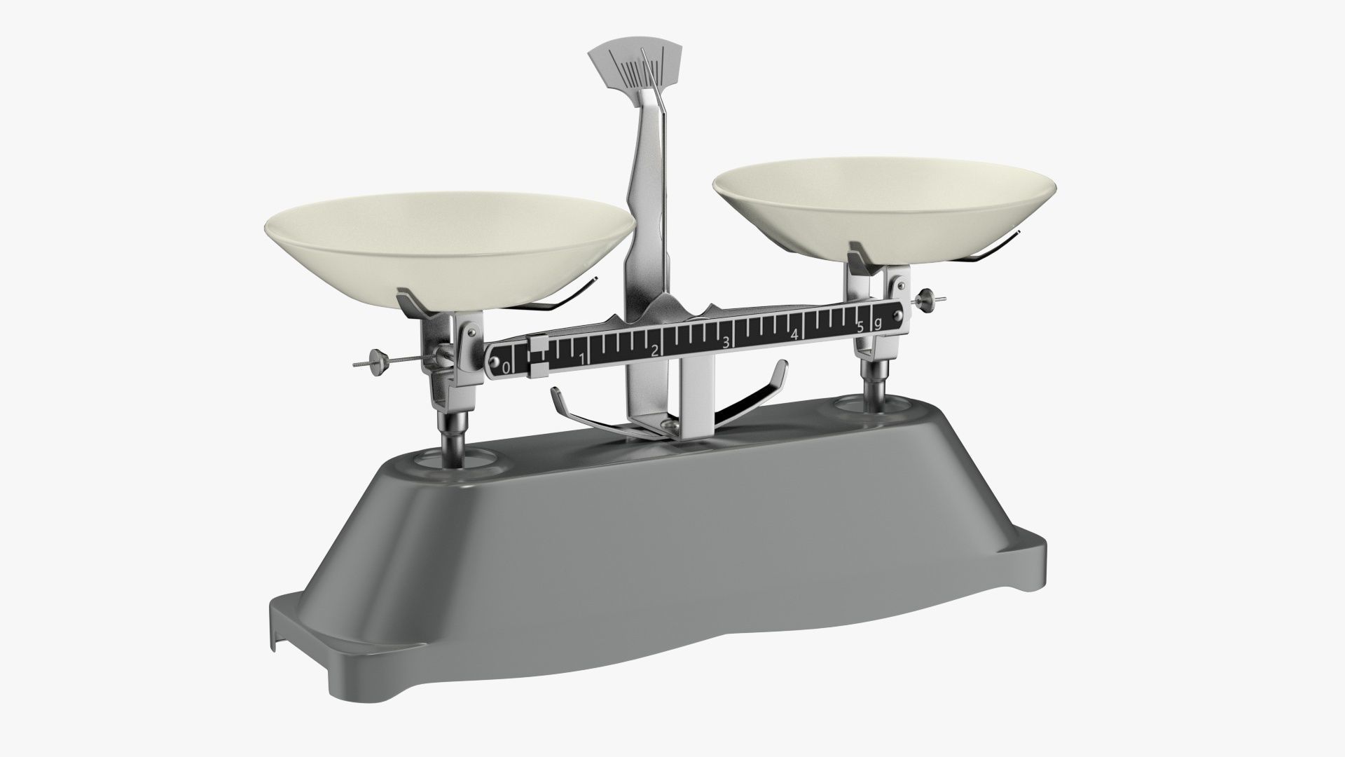 Lab Mechanical Balance Scale 3D model | CGTrader