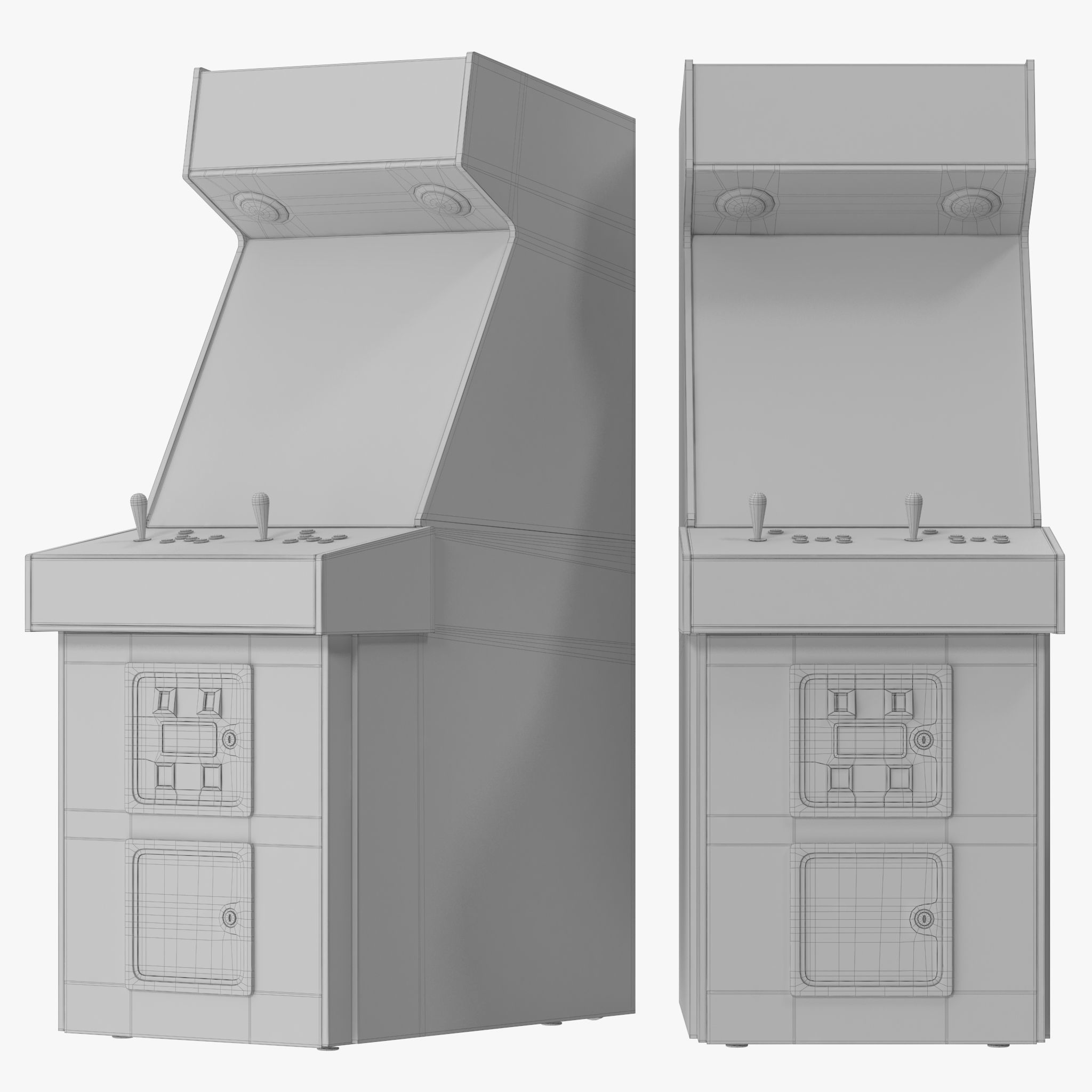 Mortal Kombat Arcade Game 3D model | CGTrader