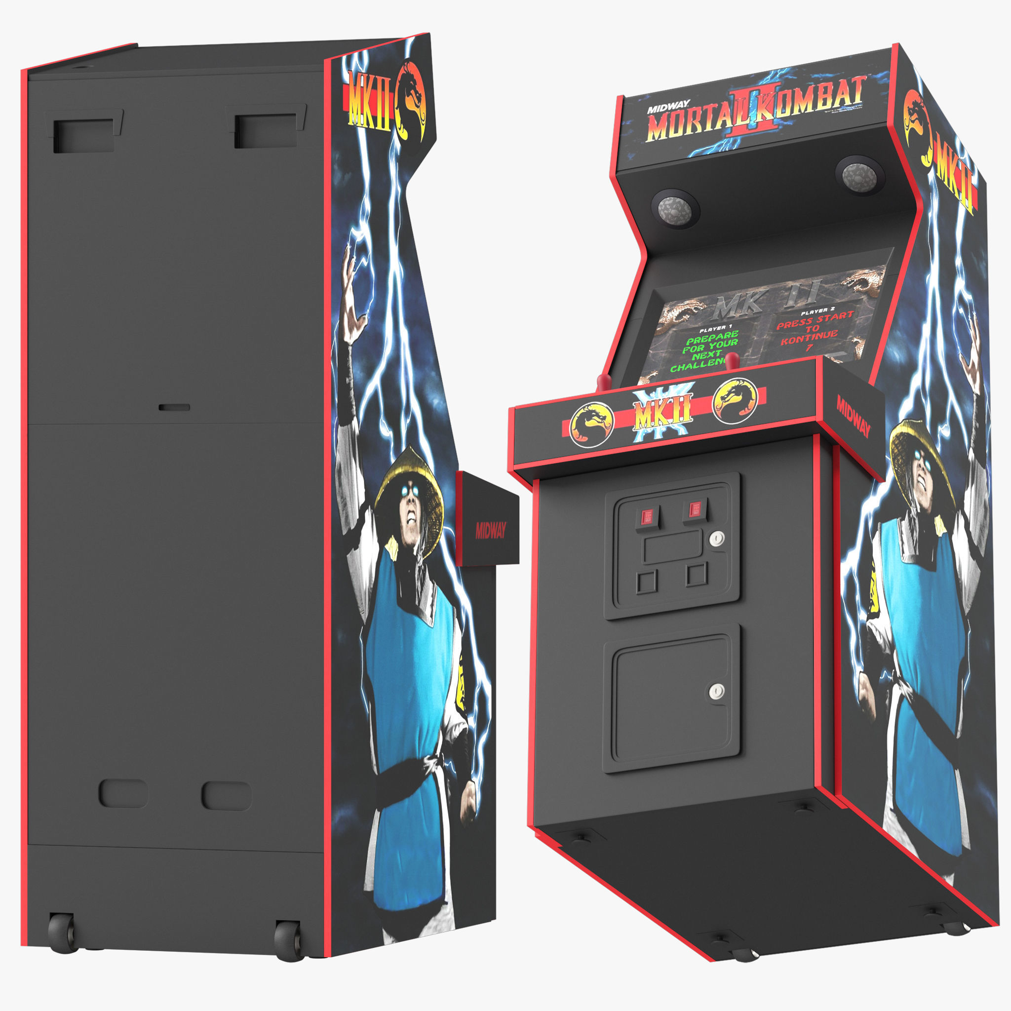 Mortal Kombat Arcade Game 3D model | CGTrader
