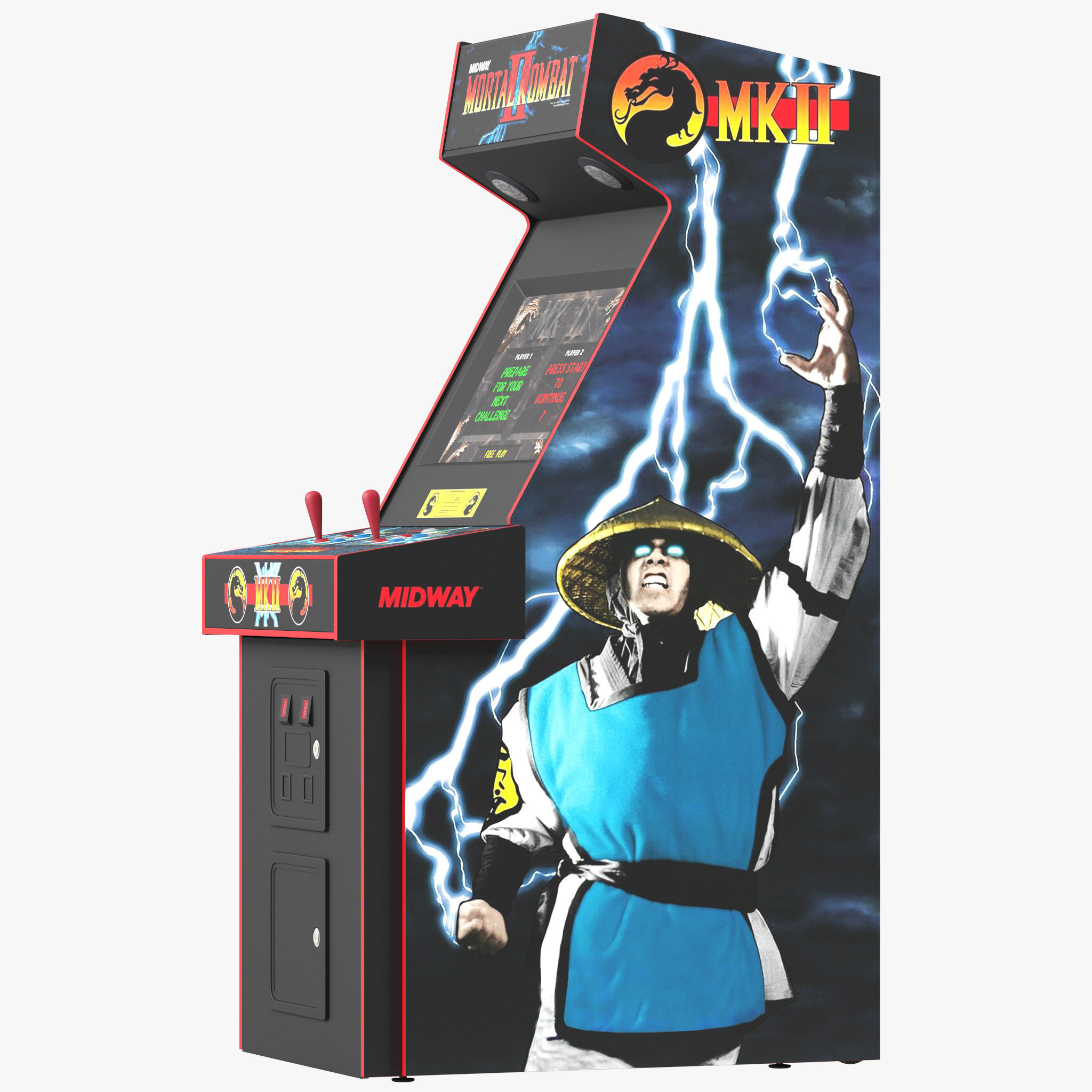 Mortal Kombat Arcade Game 3D model | CGTrader
