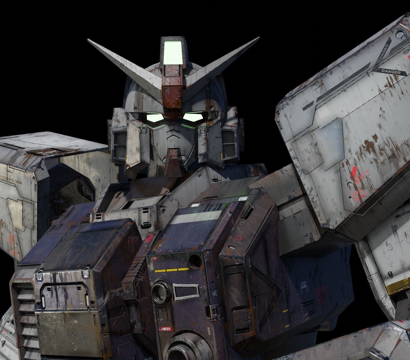 3D model 100 mech kitbash for mech-robot VR / AR / low-poly | CGTrader