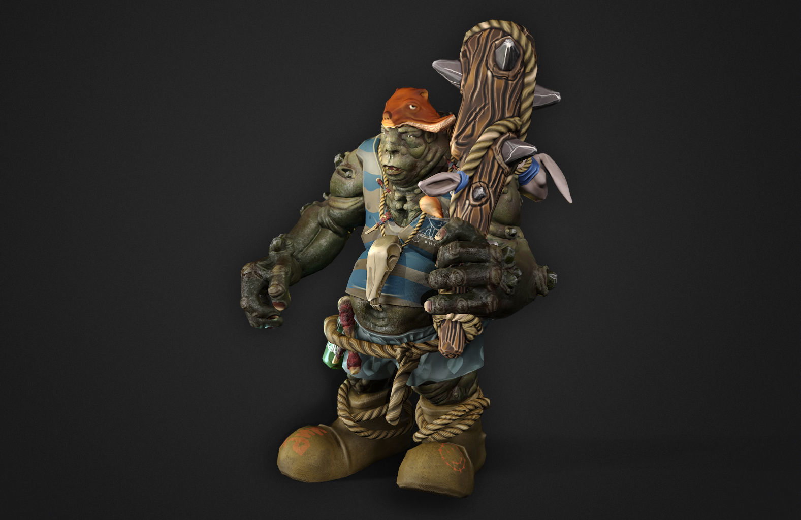 3D model Troll 3D Stylized Game-ready Model VR / AR / low-poly | CGTrader