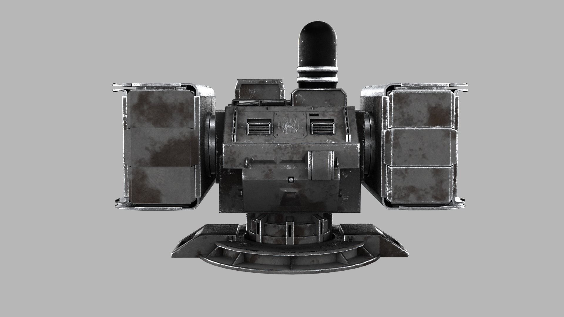 3D model Sci-fi Turret Rocket Launcher VR / AR / low-poly | CGTrader