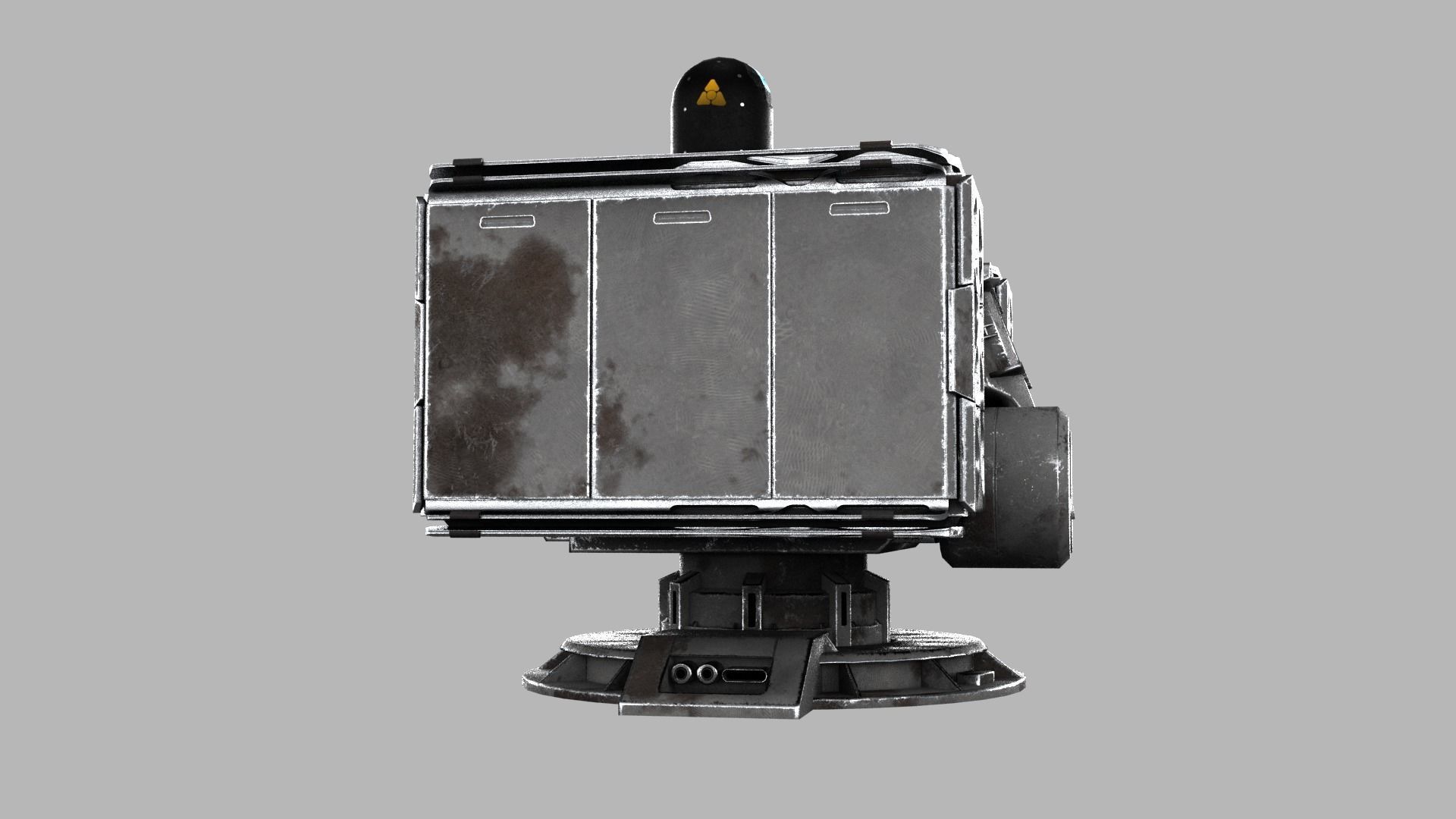 3D model Sci-fi Turret Rocket Launcher VR / AR / low-poly | CGTrader