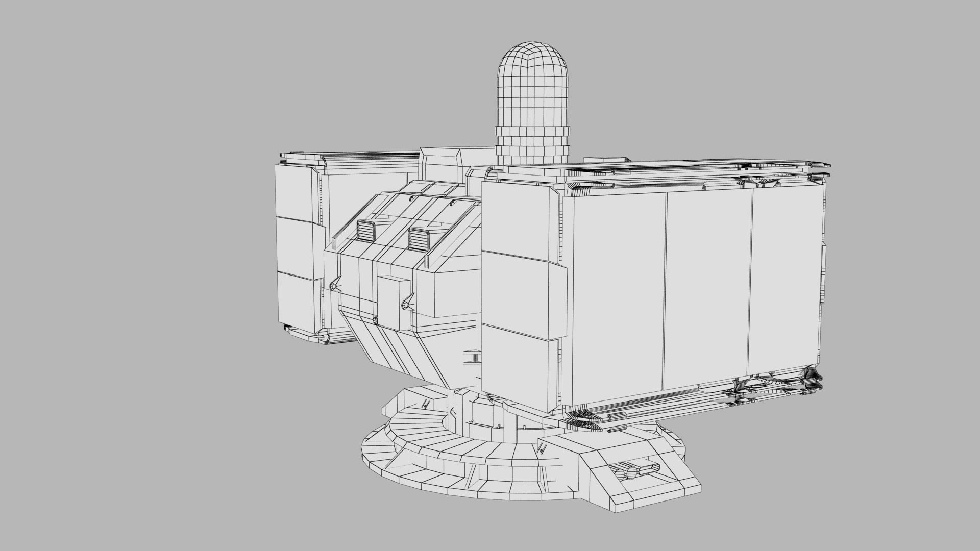 3D model Sci-fi Turret Rocket Launcher VR / AR / low-poly | CGTrader