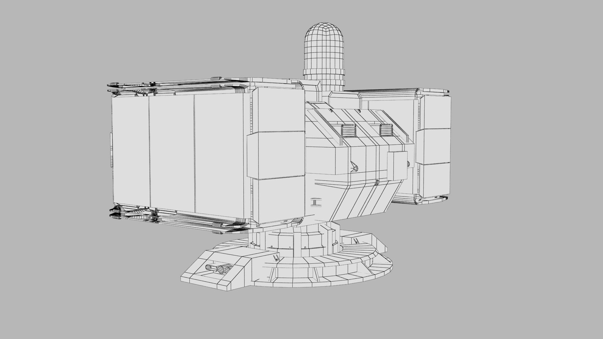 3D model Sci-fi Turret Rocket Launcher VR / AR / low-poly | CGTrader