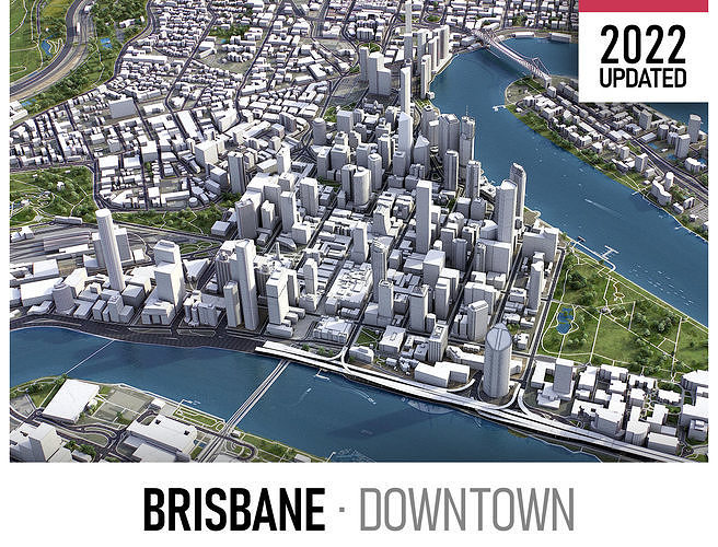 3D model Brisbane VR / AR / low-poly | CGTrader