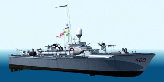 Vosper MTB 3D model | CGTrader