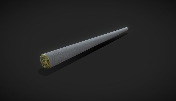3D model Cannabis Weed Joint VR / AR / low-poly | CGTrader