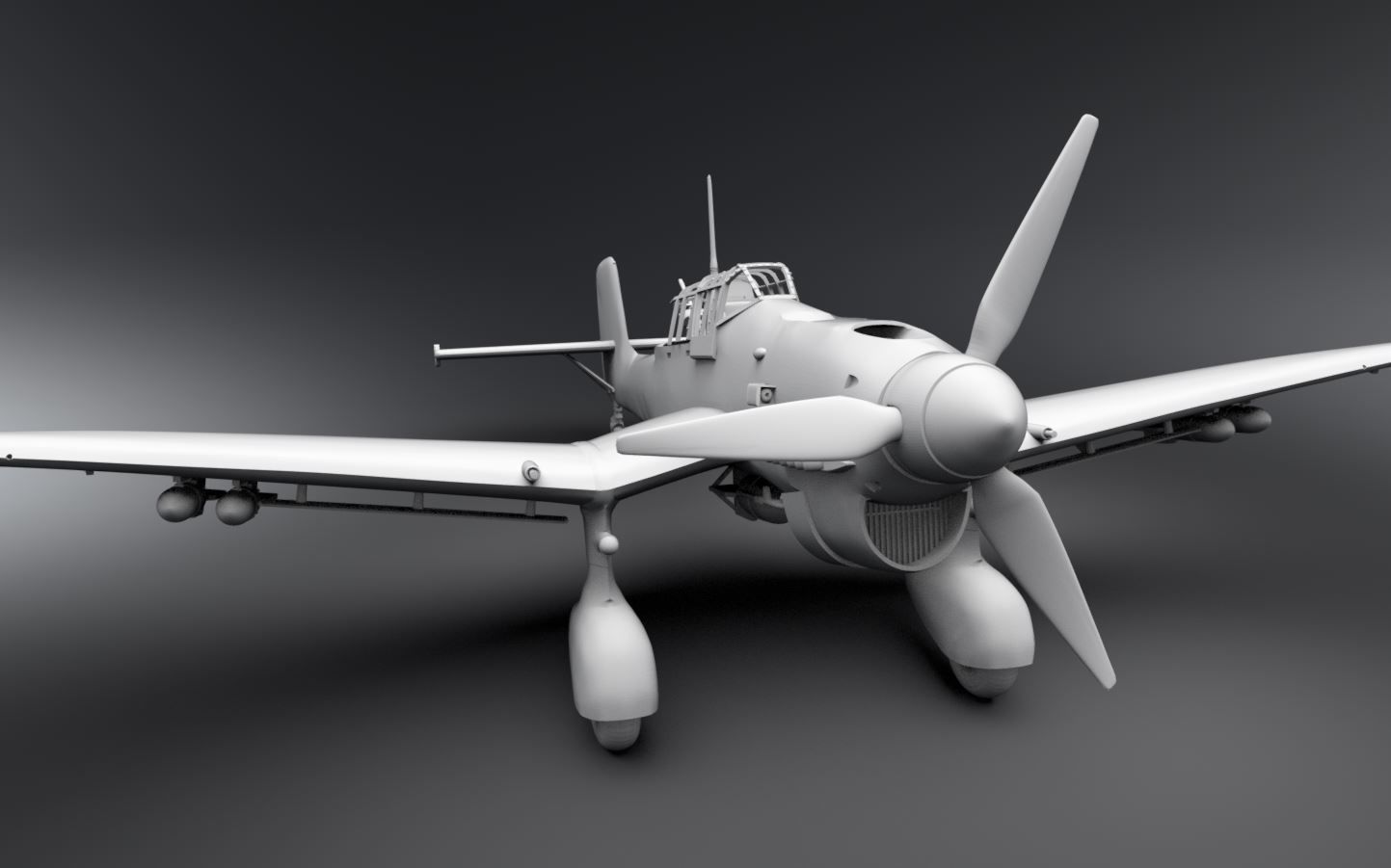 Junkers Ju 87 Stuka Scale model 3D model 3D printable | CGTrader