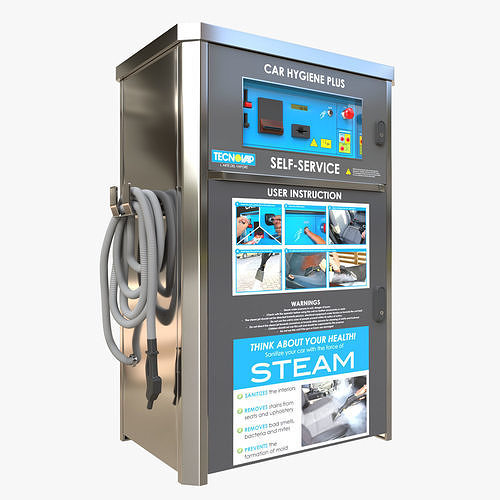 Car Dry Cleaning 3D model | CGTrader