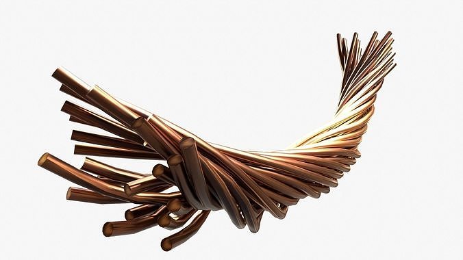 3D model copper wire cable structure VR / AR / low-poly | CGTrader
