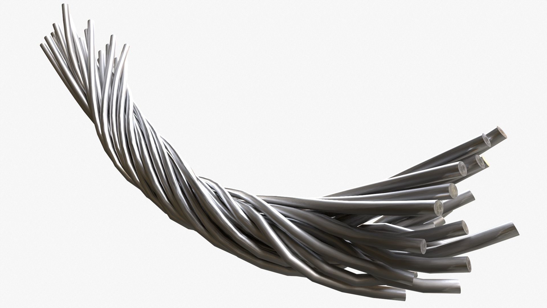 3D model Metal wire cable structure VR / AR / low-poly | CGTrader