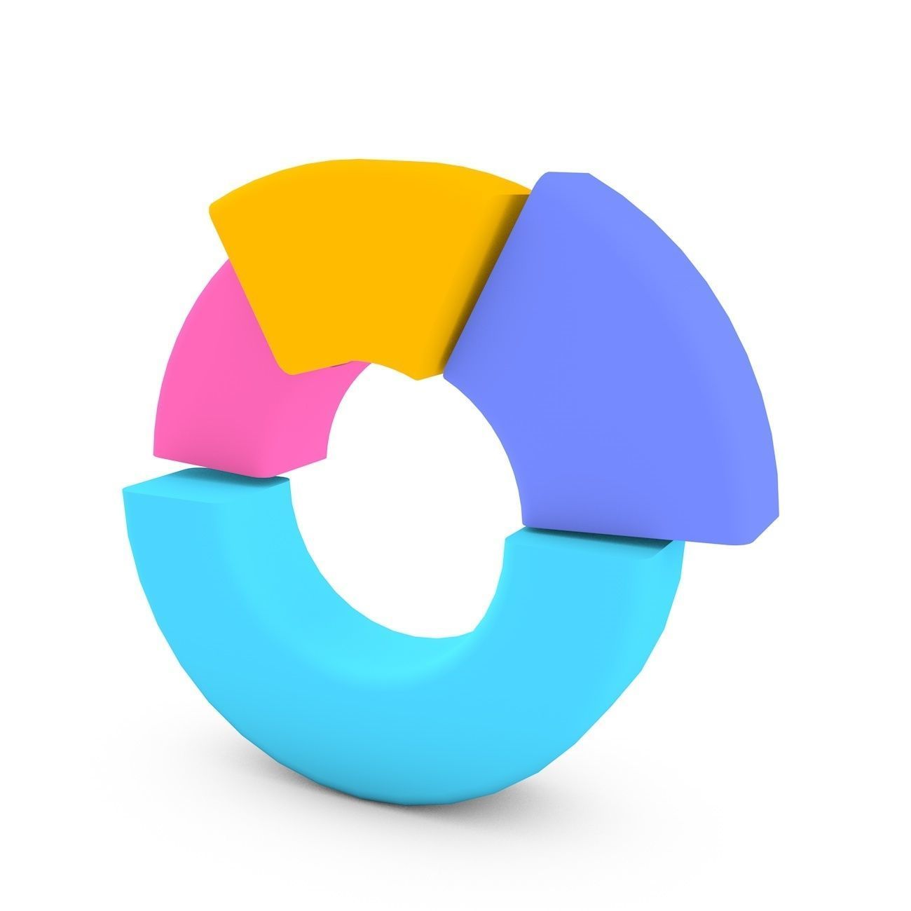 Financial icon Set 3D model | CGTrader