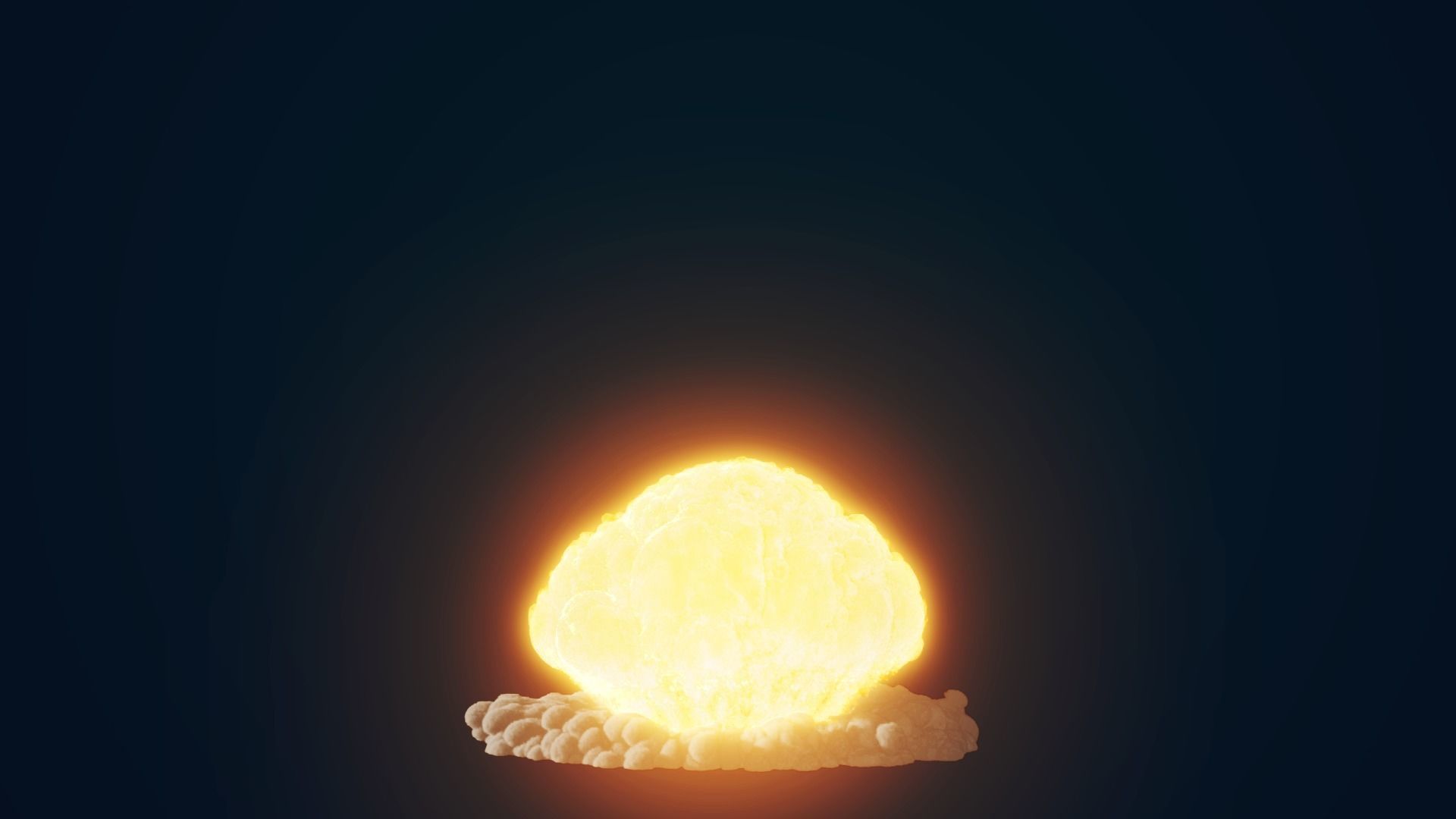 Nuke Explosion 3D model animated | CGTrader