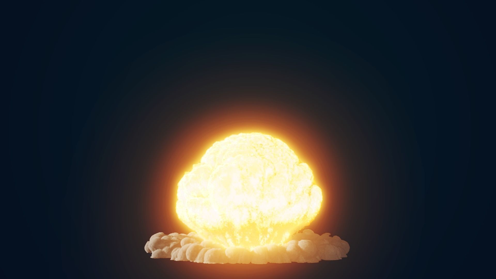 Nuke Explosion 3D model animated | CGTrader