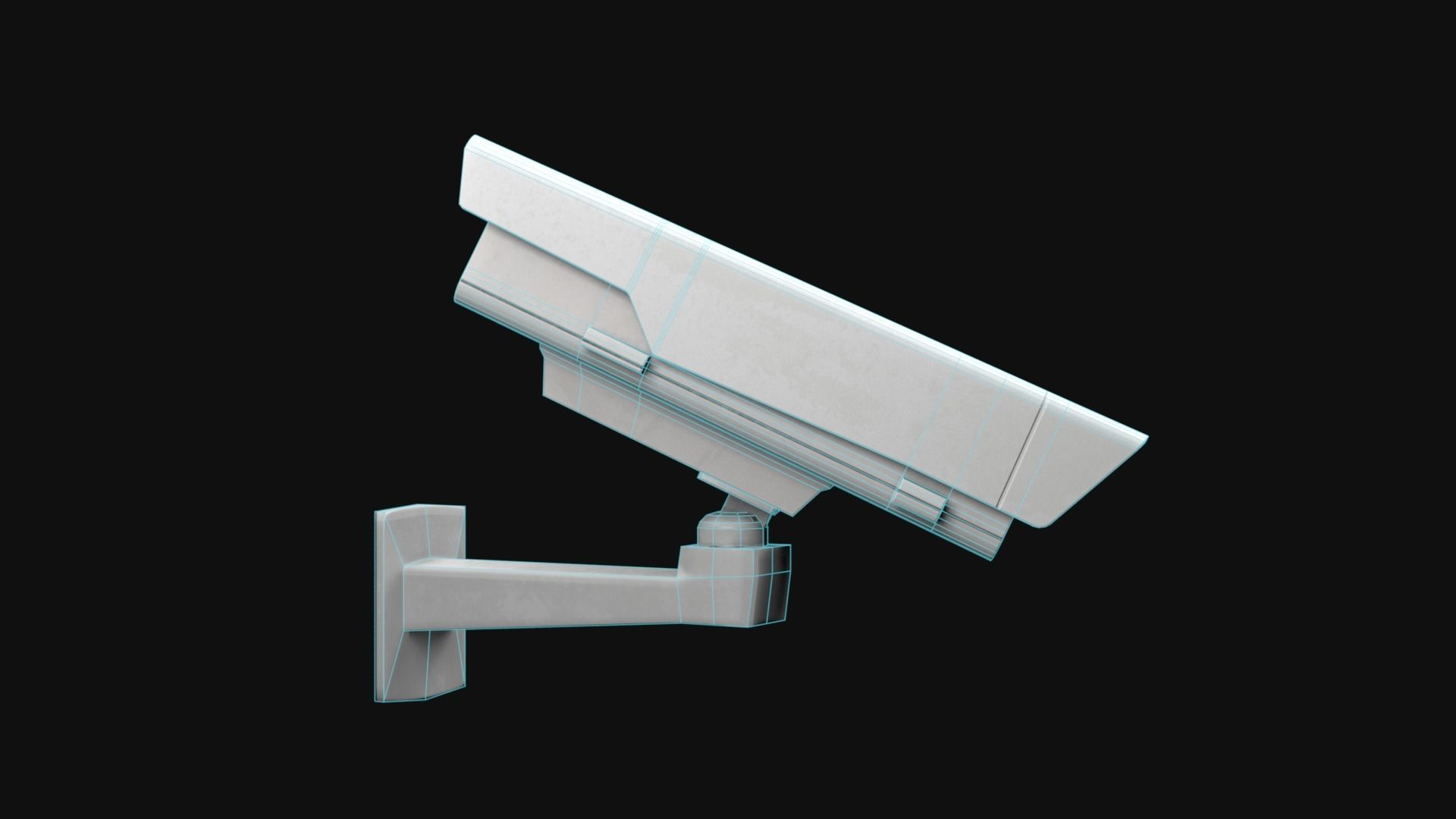 3D model Large Security Camera - Haxis Industries VR / AR / low-poly ...