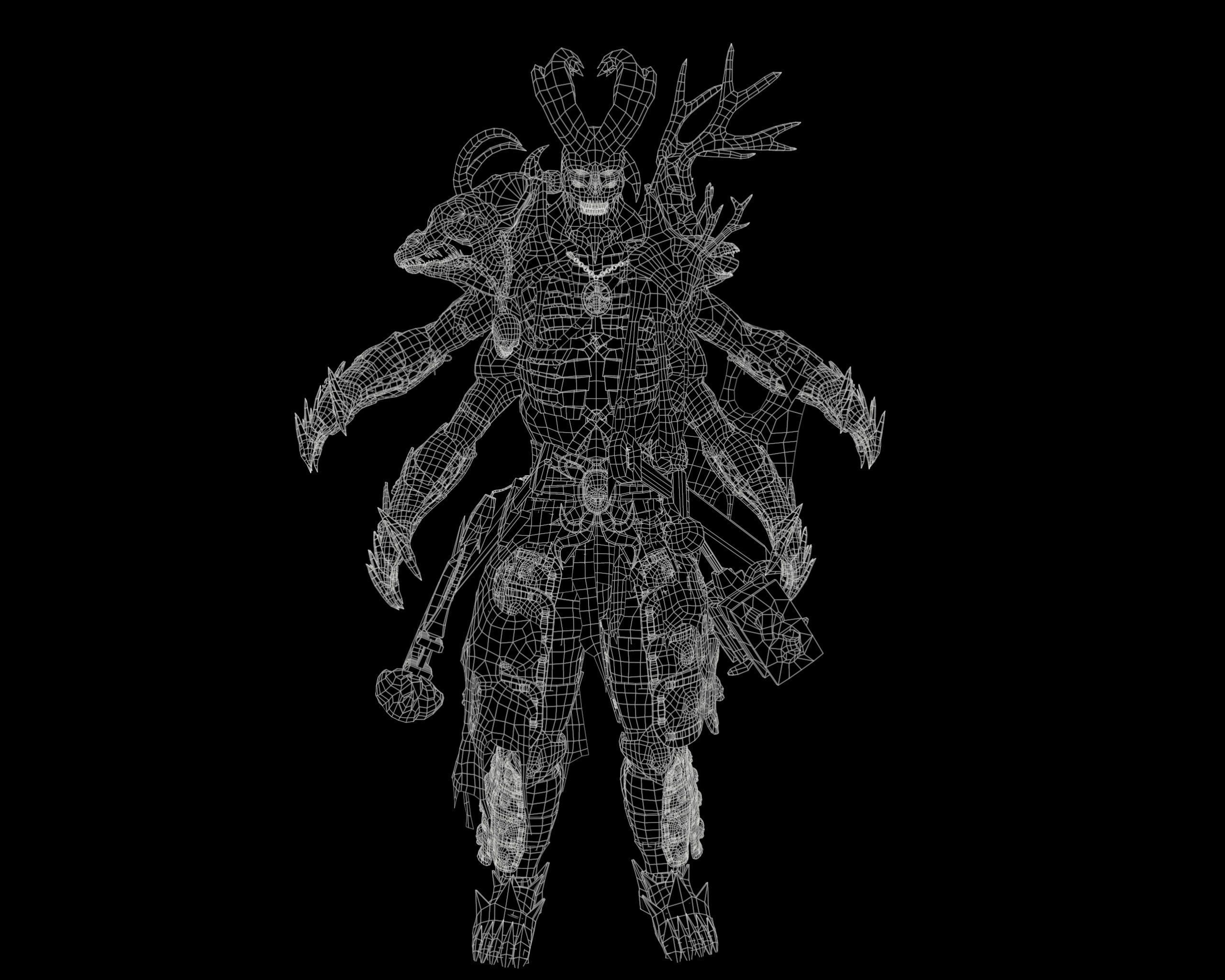 3D model demon VR / AR / low-poly | CGTrader