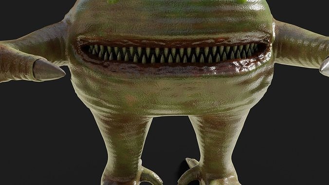 Water Monster free 3D model | CGTrader